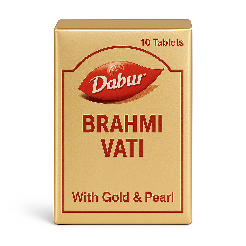 Dabur Brahmi Vati Gold - 10 Tablets – MeriPharmacy
